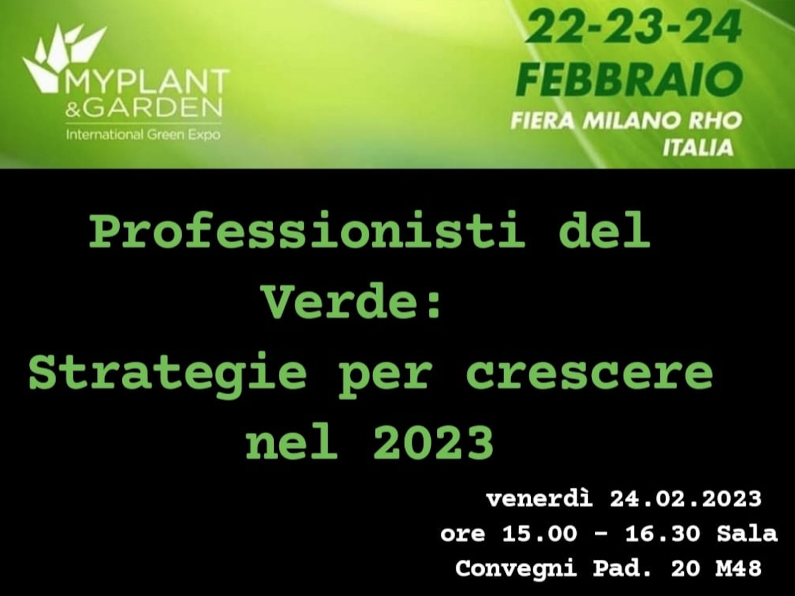 AIPV a MyPlant&Garden 2023 - MG Marketing Giardinaggio