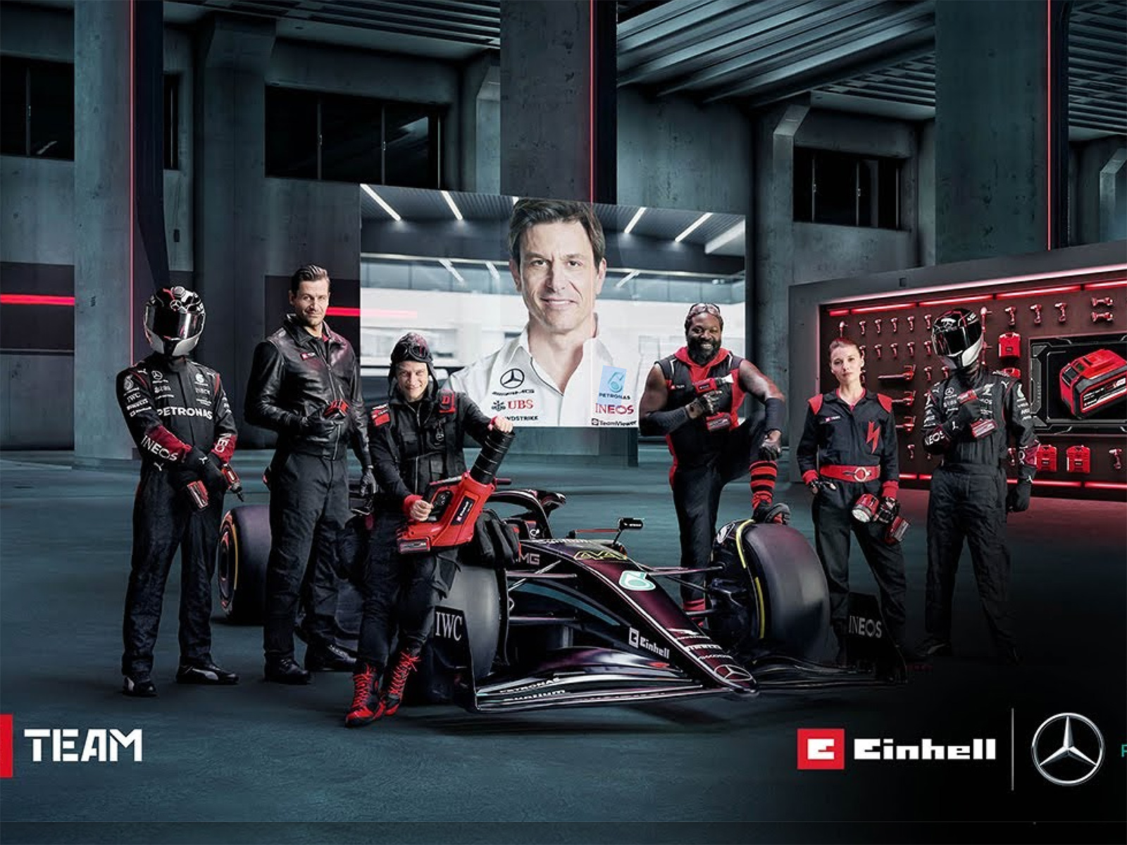Esperienza vincente di Einhell in Formula 1 - MG Marketing Giardinaggio